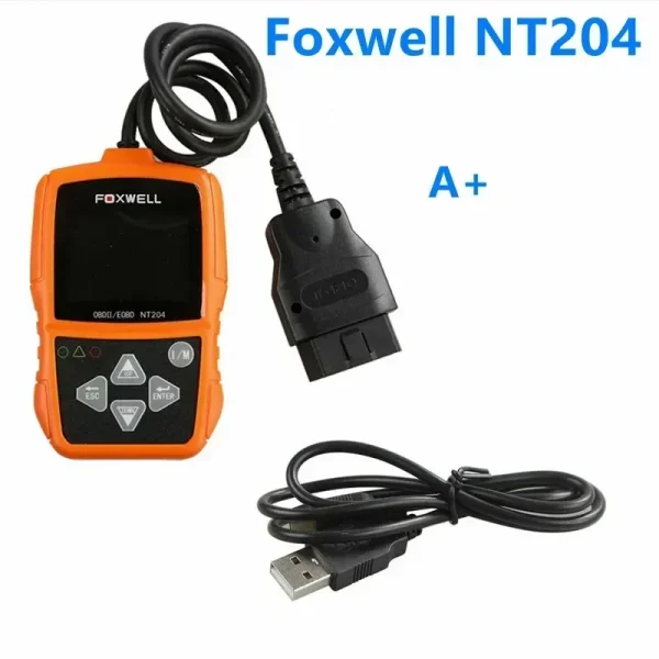 FOXWELL NT204 OBD2 CAN Diagnostic Tool Fault Code Reader Multi ...